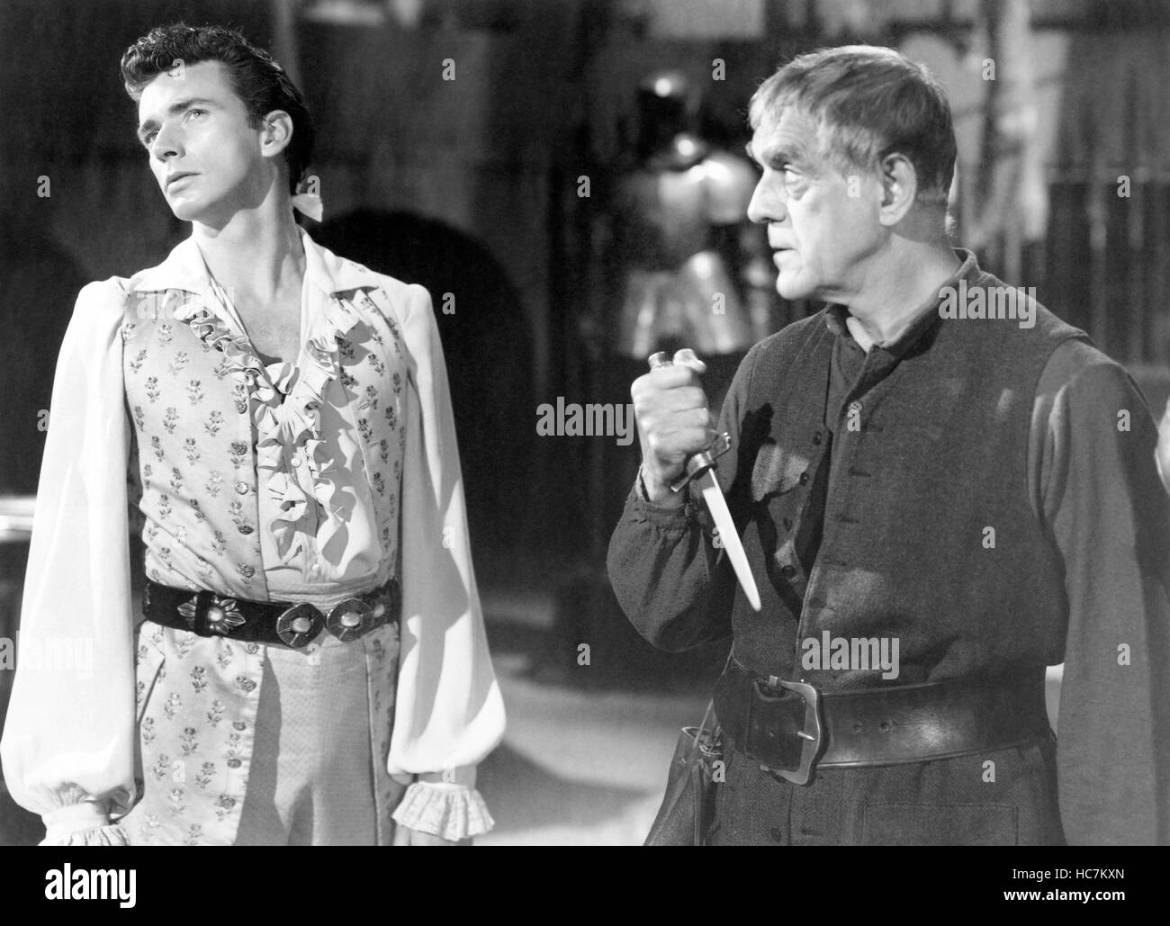 THE STRANGE DOOR, from left: Richard Wyler (aka Richard Stapley), Boris ...