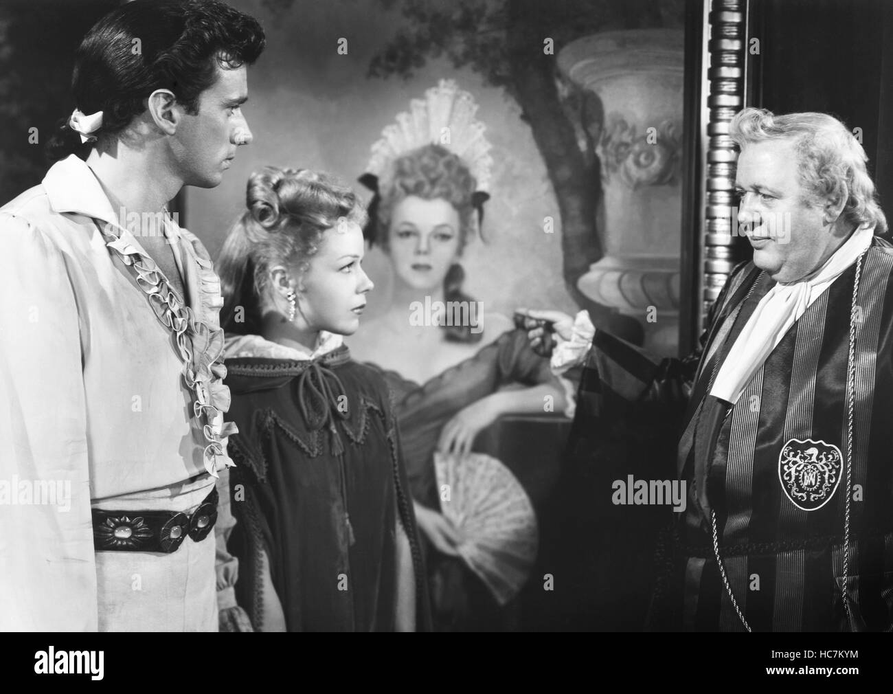 THE STRANGE DOOR, from left: Richard Wyler (as Richard Stapley), Sally ...