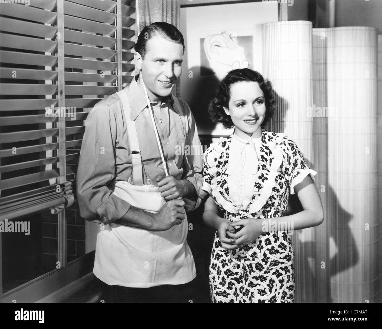STRAIGHT FROM THE SHOULDER, from left: Ralph Bellamy, Katherine Locke ...