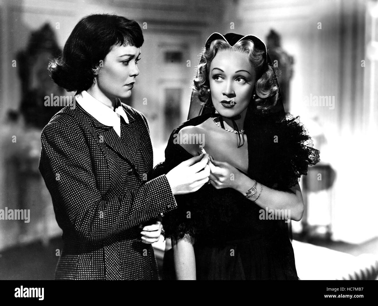 STAGE FRIGHT, Jane Wyman, Marlene Dietrich, 1950 Stock Photo - Alamy