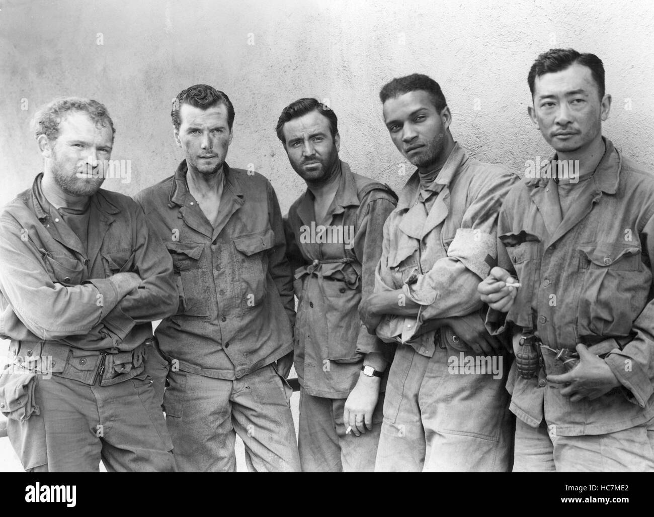 THE STEEL HELMET, Gene Evans, Robert Hutton, Steve Brodie, James ...