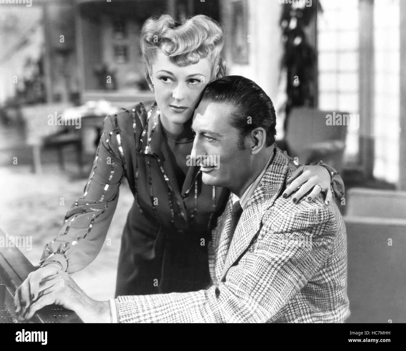 STRANGE ILLUSION, from left: Sally Eilers, Warren William, 1945 Stock ...