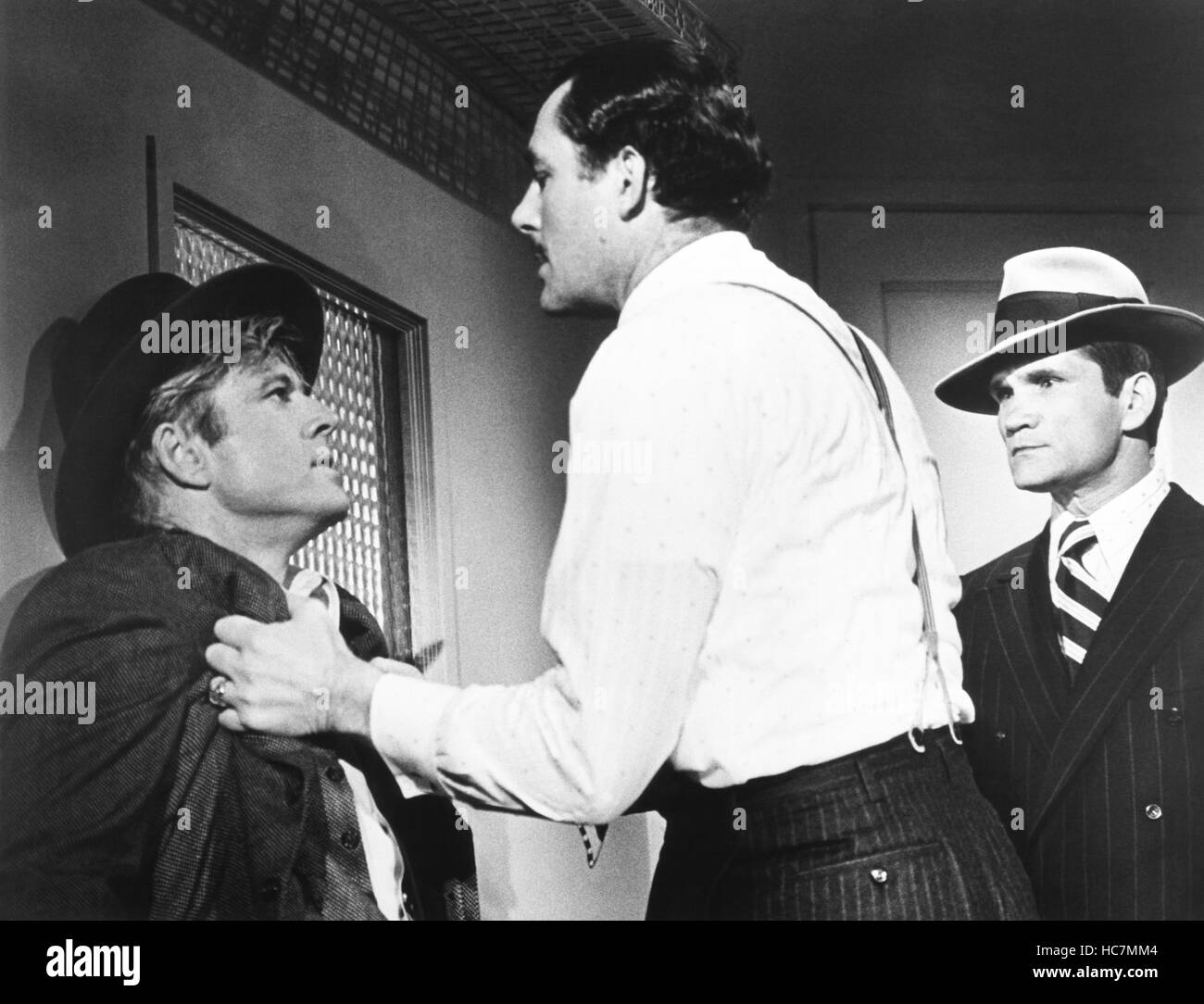 THE STING, from left: Robert Redford, Robert Shaw, Charles Dierkop, 1973 Stock Photo - Alamy