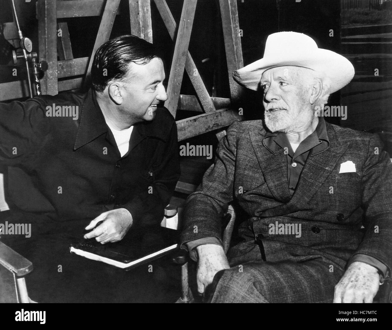 STARS IN MY CROWN, from left, director Jacques Tourneur, Lewis Stone ...