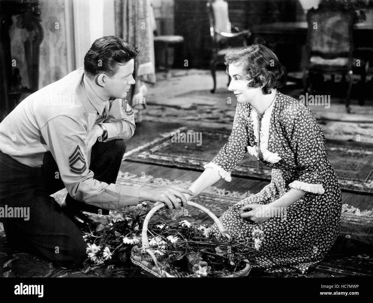 STRANGERS IN THE NIGHT, from left, William Terry, Edith Barrett, 1944 ...