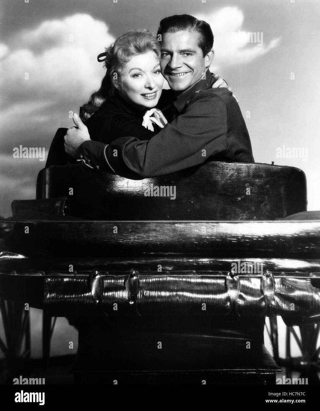 STRANGE LADY IN TOWN, Greer Garson, Dana Andrews, 1955 Stock Photo - Alamy