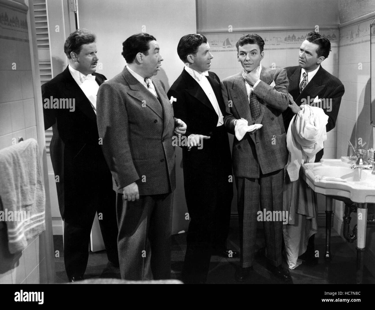 STEP LIVELY, Walter Slezak, Alan Carney, George Murphy, Frank Sinatra ...