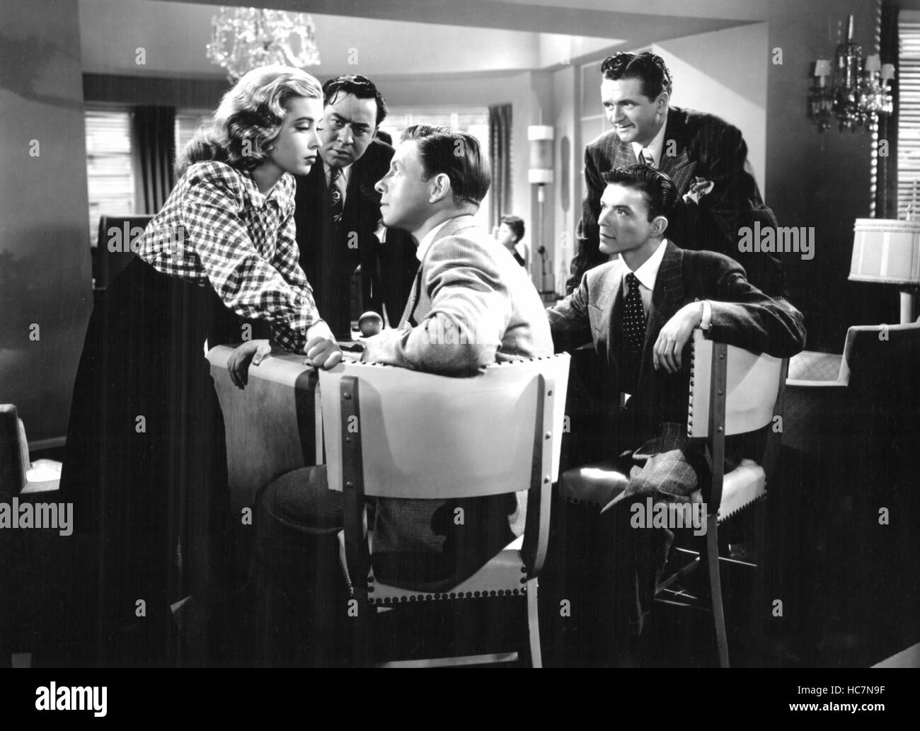 STEP LIVELY, Gloria DeHaven, Alan Carney, George Murphy, Frank Sinatra ...