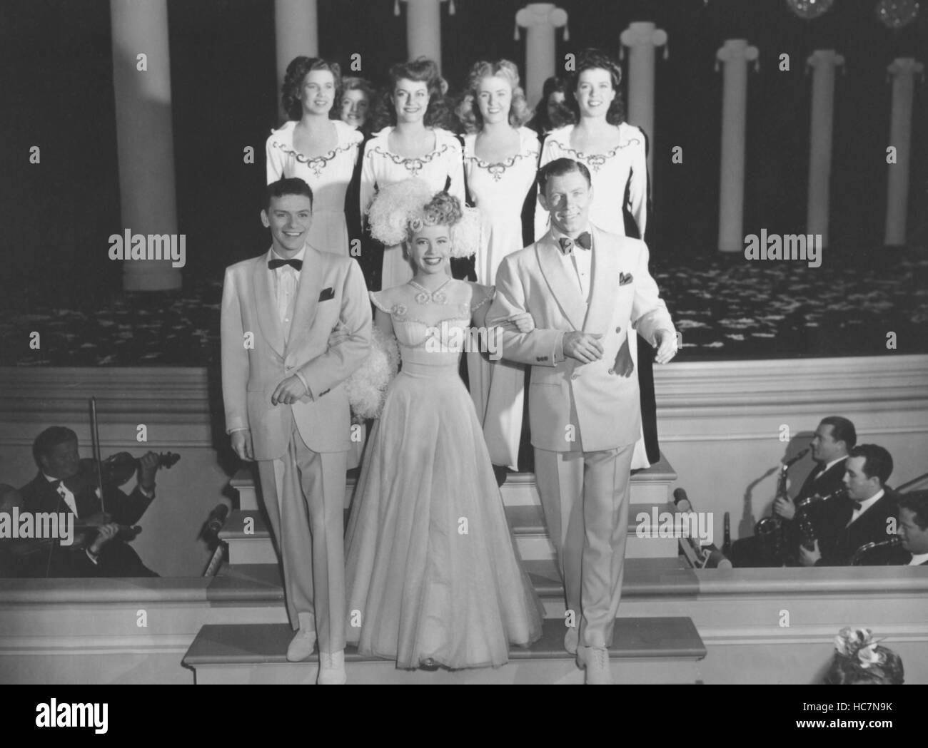 STEP LIVELY, Frank Sinatra, Gloria DeHaven, George Murphy, 1944 Stock ...