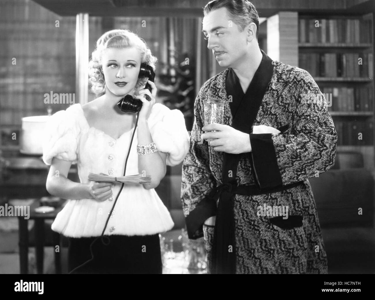 STAR OF MIDNIGHT, from left: Ginger Rogers, William Powell, 1935 Stock ...