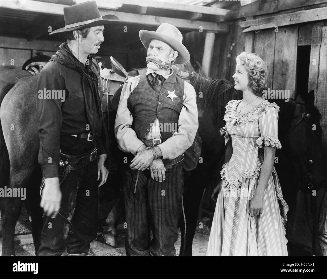 STREETS OF LAREDO, Macdonald Carey (left), Mona Freeman (right), 1949 ...