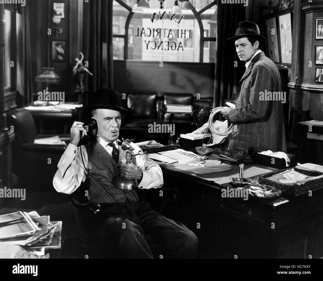 THE STORY OF WILL ROGERS, from left, James Gleason, Will Rogers, Jr ...