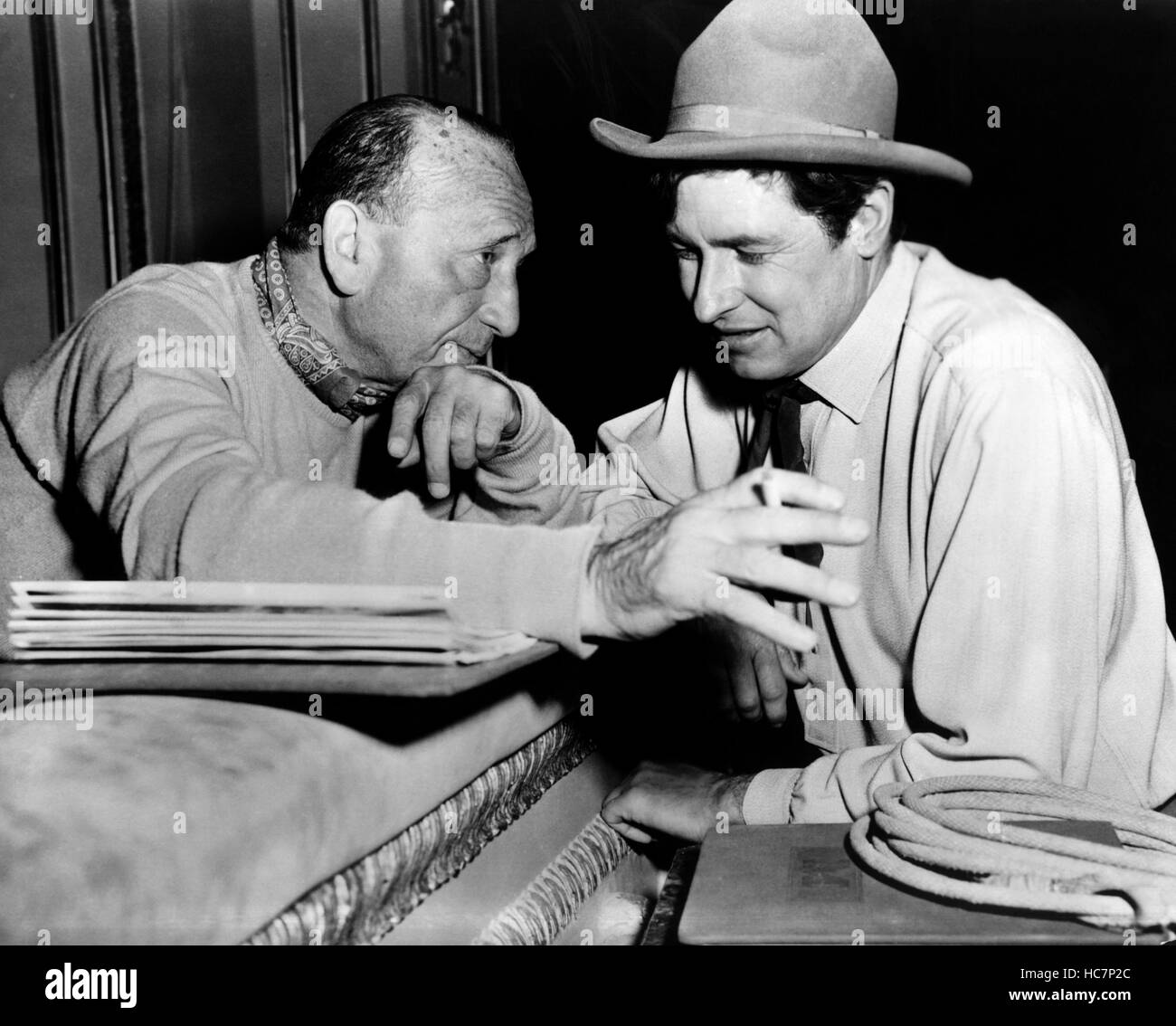 THE STORY OF WILL ROGERS, Director Michael Curtiz and Will Rogers, Jr ...