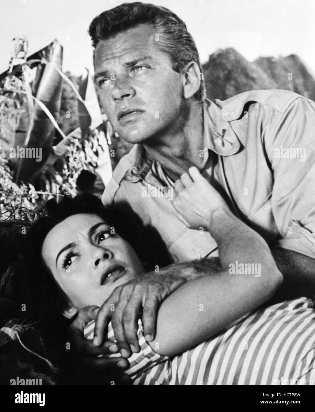 SURRENDER - HELL!, Susan Cabot, Keith Andes, 1959 Stock Photo - Alamy