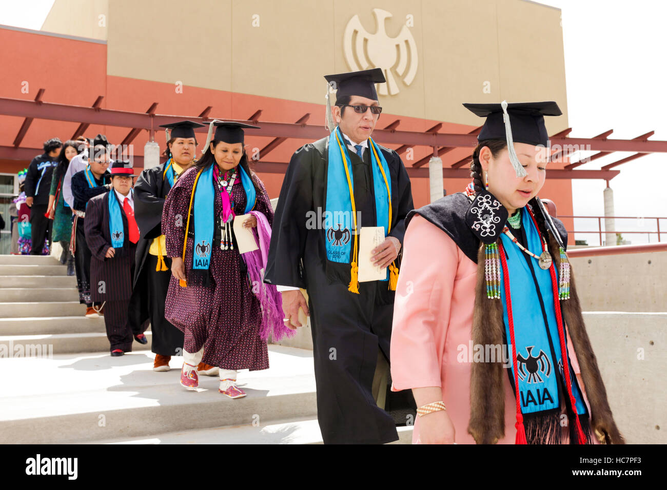Santa Fe, New Mexico, United States. Graduation from Native American ...