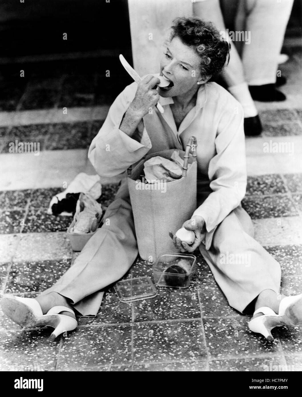 SUMMERTIME, (aka SUMMER MADNESS), Katharine Hepburn, on location in ...