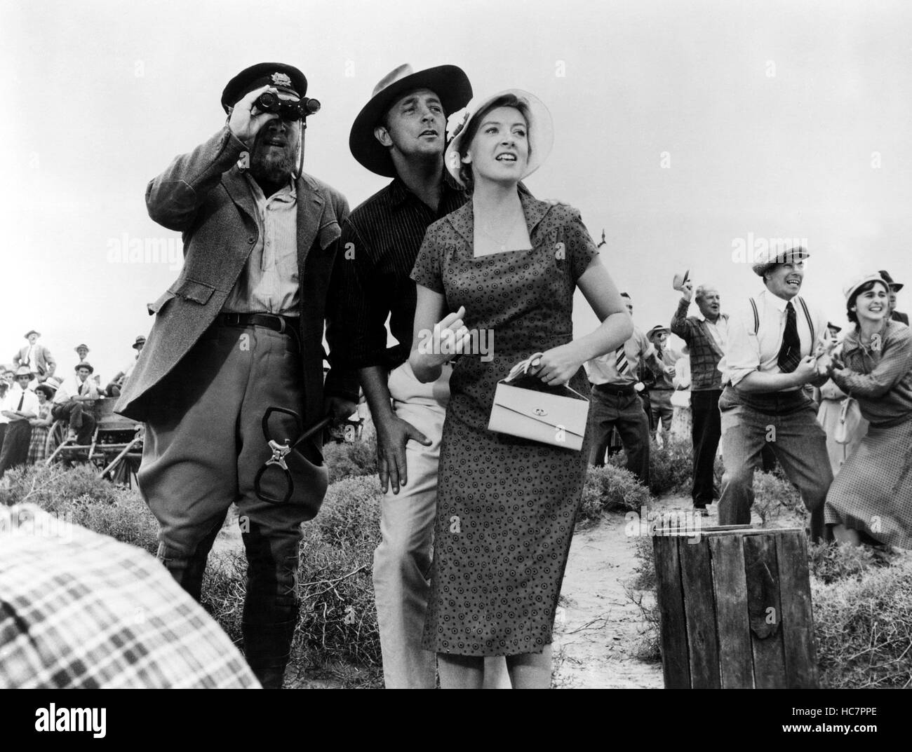 THE SUNDOWNERS, Peter Ustinov, Robert Mitchum, Deborah Kerr, 1960 Stock ...