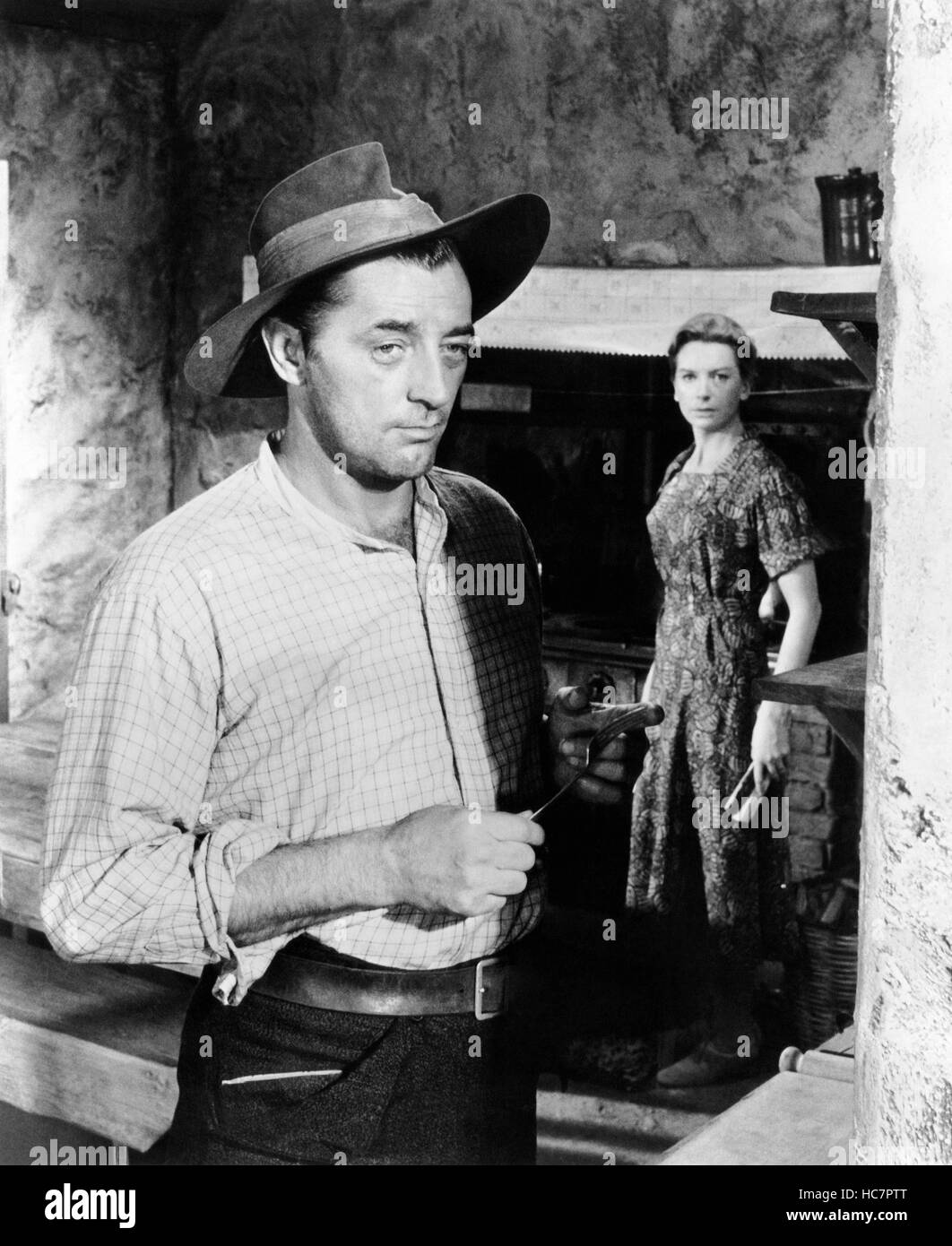 THE SUNDOWNERS, from left, Robert Mitchum, Deborah Kerr, 1960 Stock ...