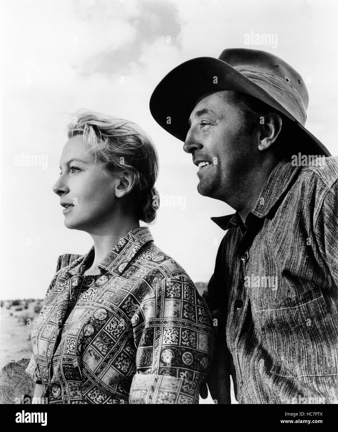 THE SUNDOWNERS, from left, Deborah Kerr, Robert Mitchum, 1960 Stock ...