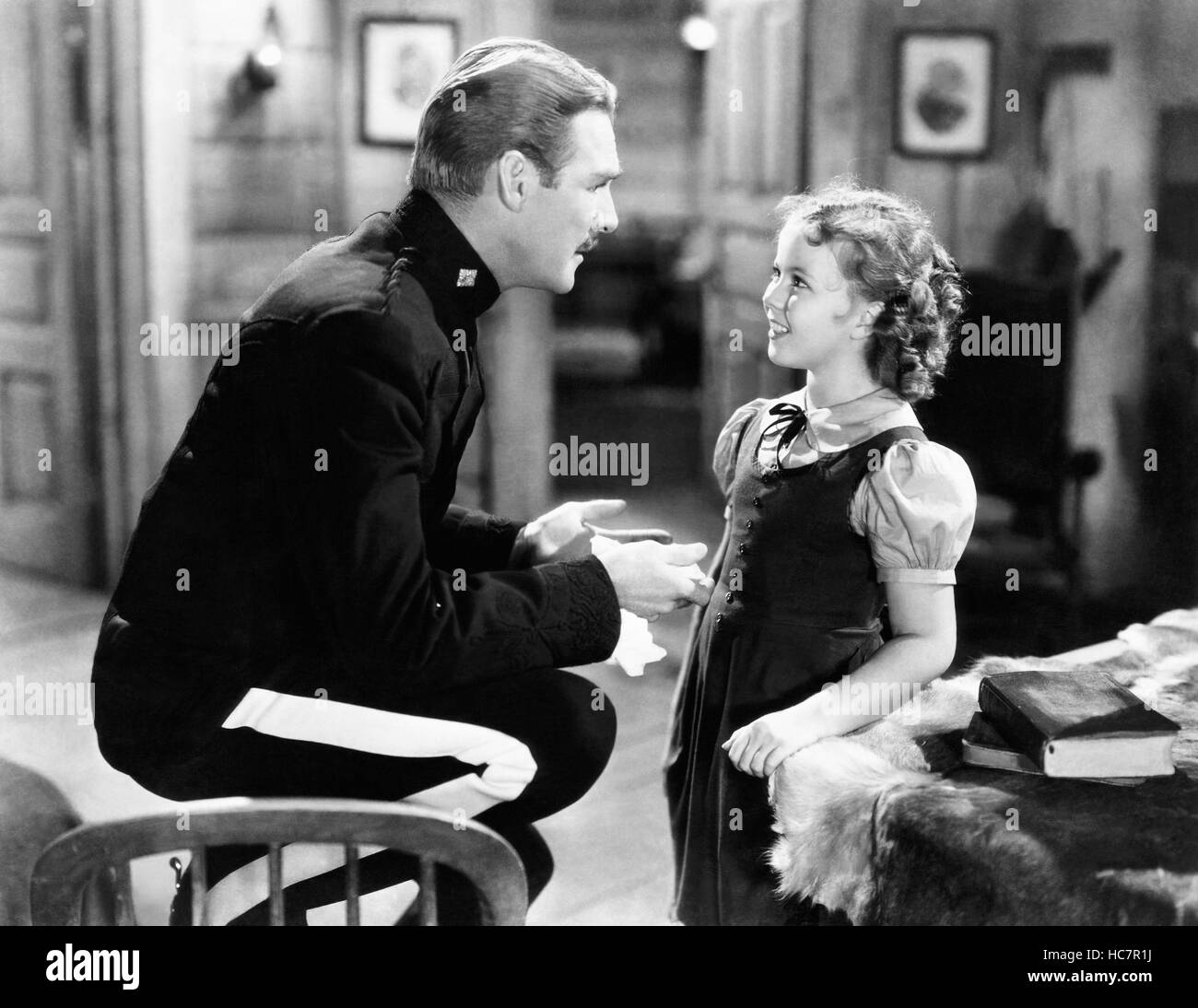 SUSANNAH OF THE MOUNTIES, from left, Randolph Scott, Shirley Temple ...