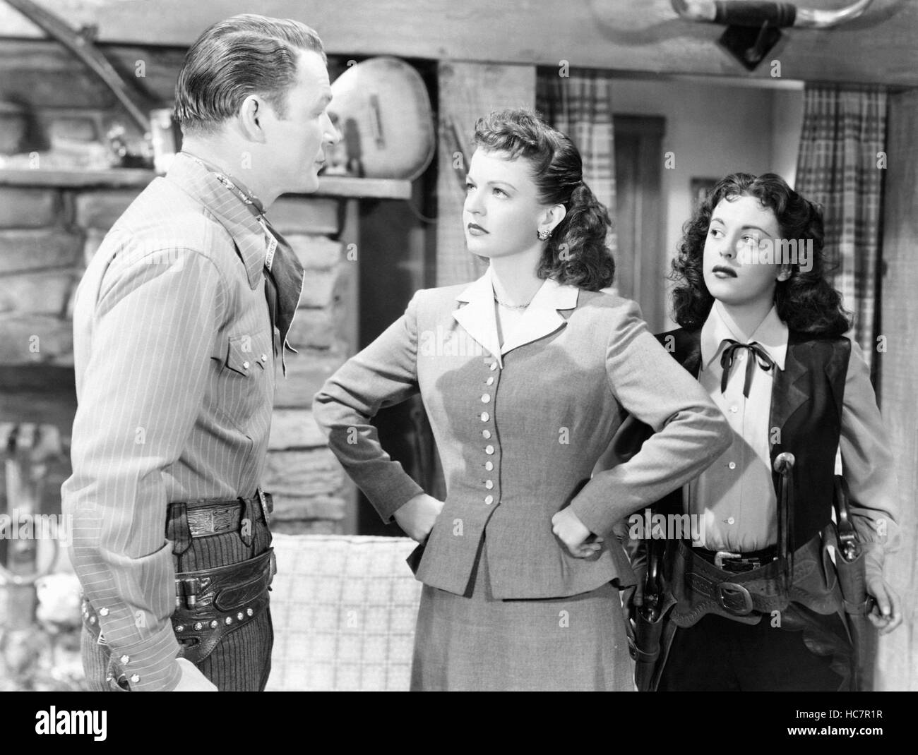 SUSANNA PASS, from left: Roy Rogers, Dale Evans, Estelita Rodriguez ...