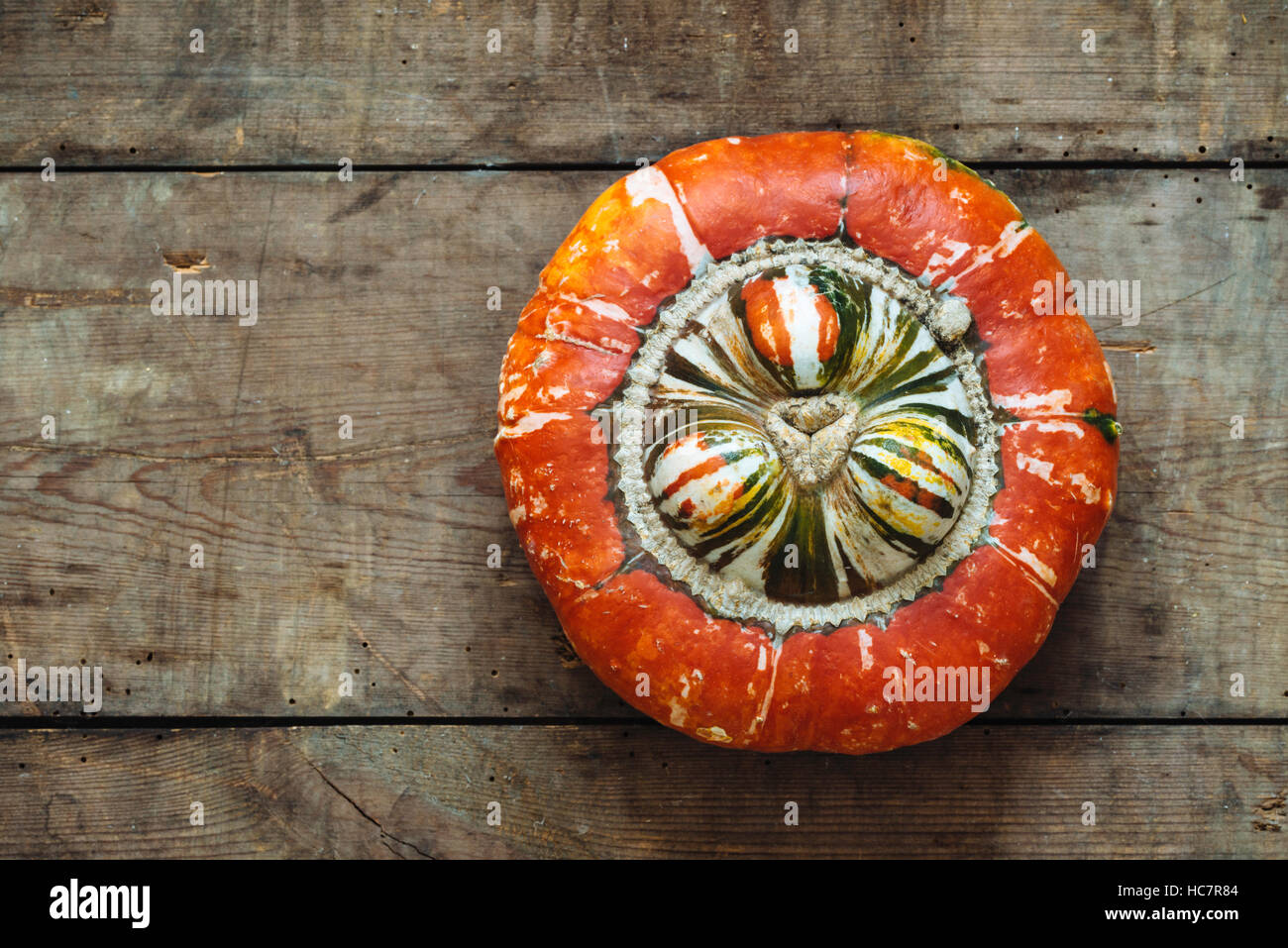 Turk's turban or French turban squash Stock Photo - Alamy