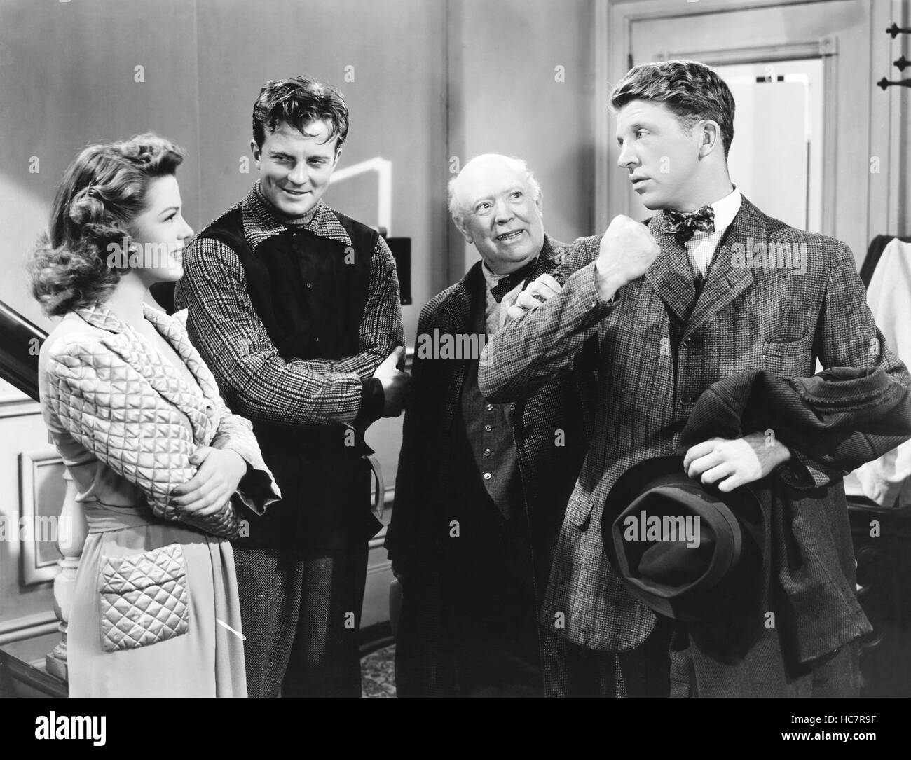 SUNDAY PUNCH, from left: Jean Rogers, William Lundigan, Guy Kibbee, Dan ...