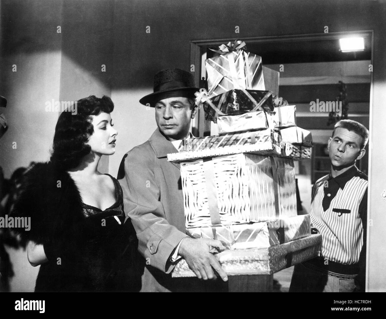 SUSAN SLEPT HERE, Anne Francis, Dick Powell, Alvy Moore, 1954 Stock ...