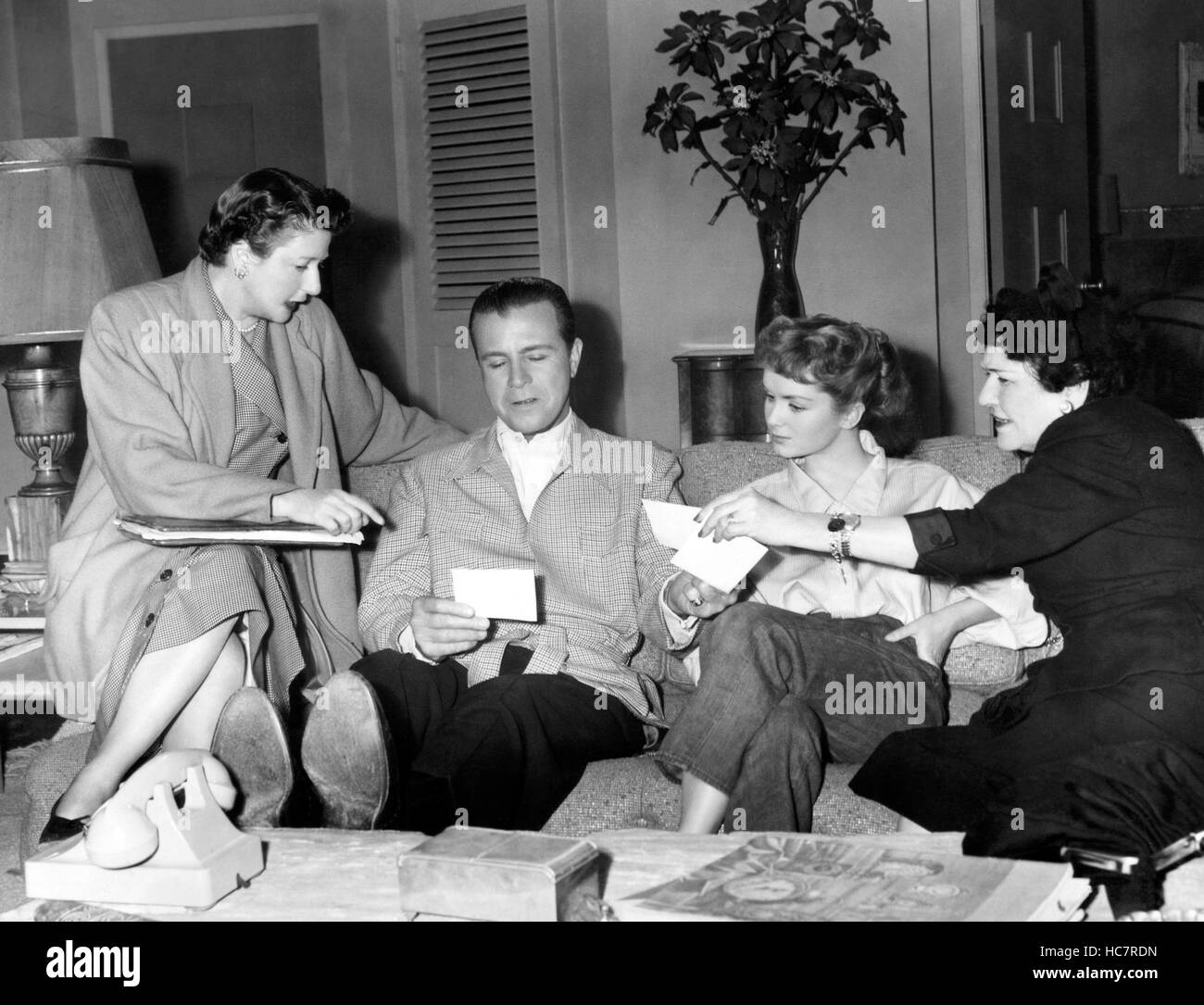 SUSAN SLEPT HERE, producer Harriet Parsons, Dick Powell, Debbie ...