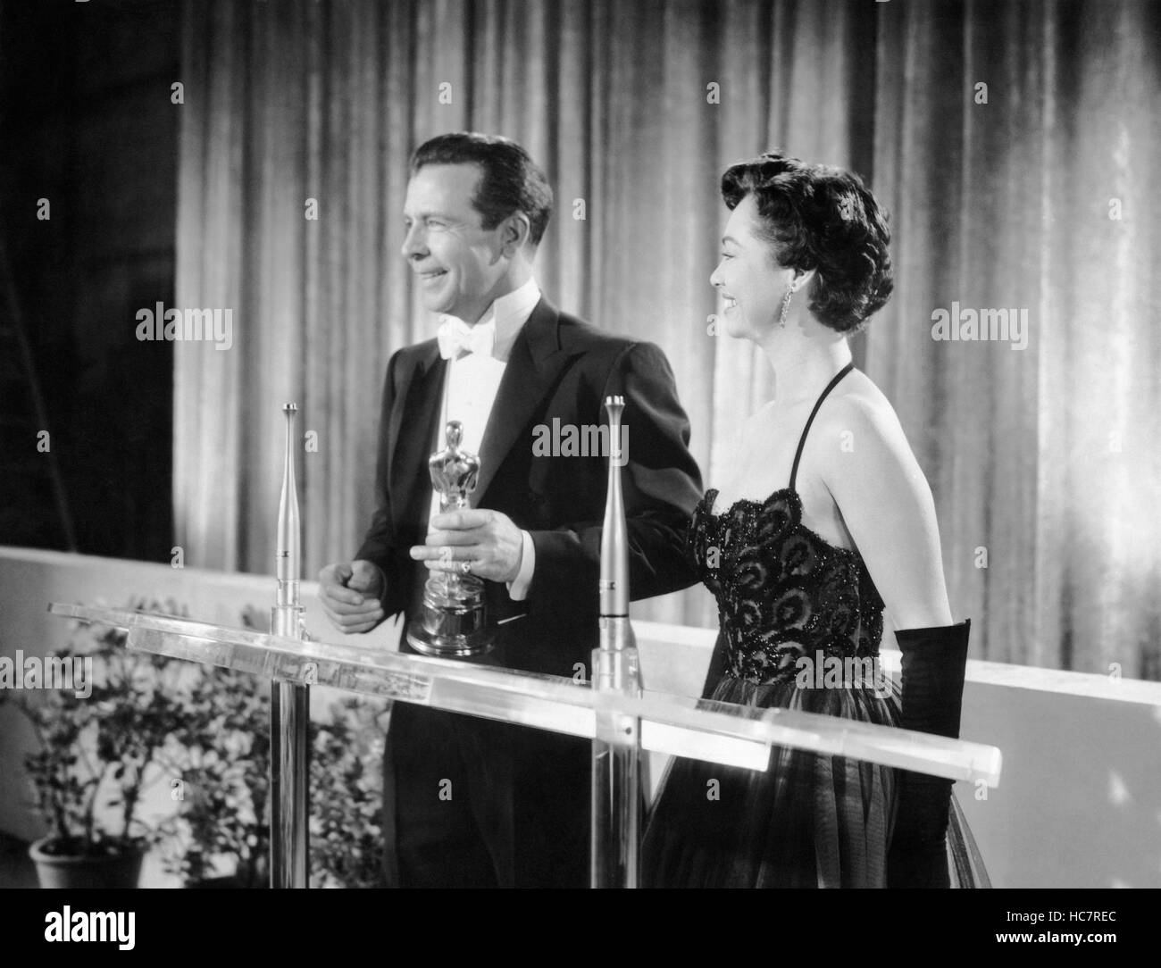 SUSAN SLEPT HERE, from left, Dick Powell, Charlotte Hunter, 1954 Stock ...