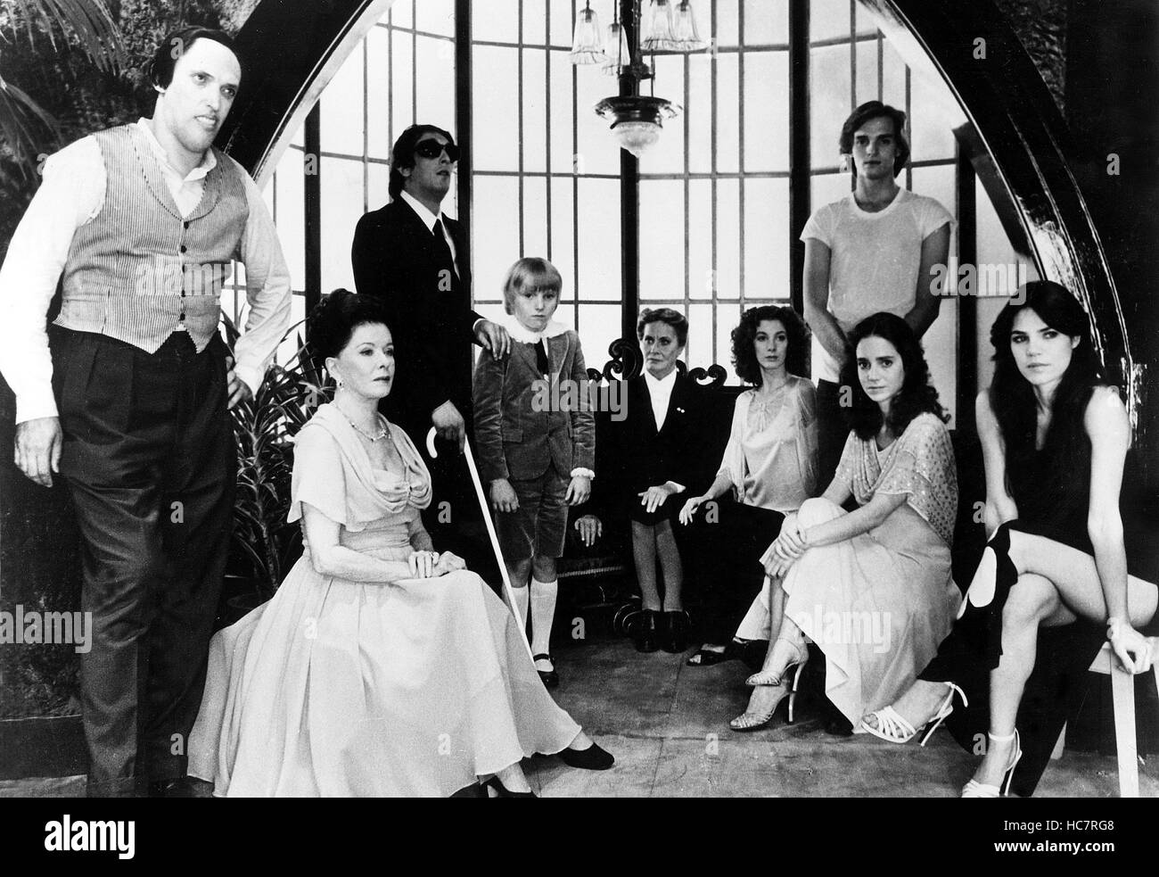 SUSPIRIA, (l to r) Guiseppe Transocchi, Joan Bennett, Flavio Bucci ...