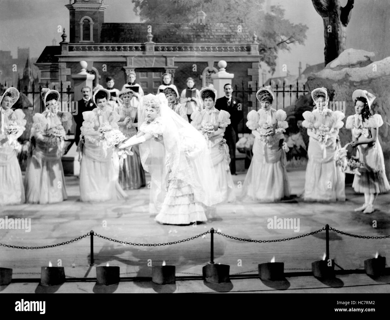 SWEET ROSIE O'GRADY, Betty Grable, (front and center, singing 'Waiting at the Church'), 1943 ...
