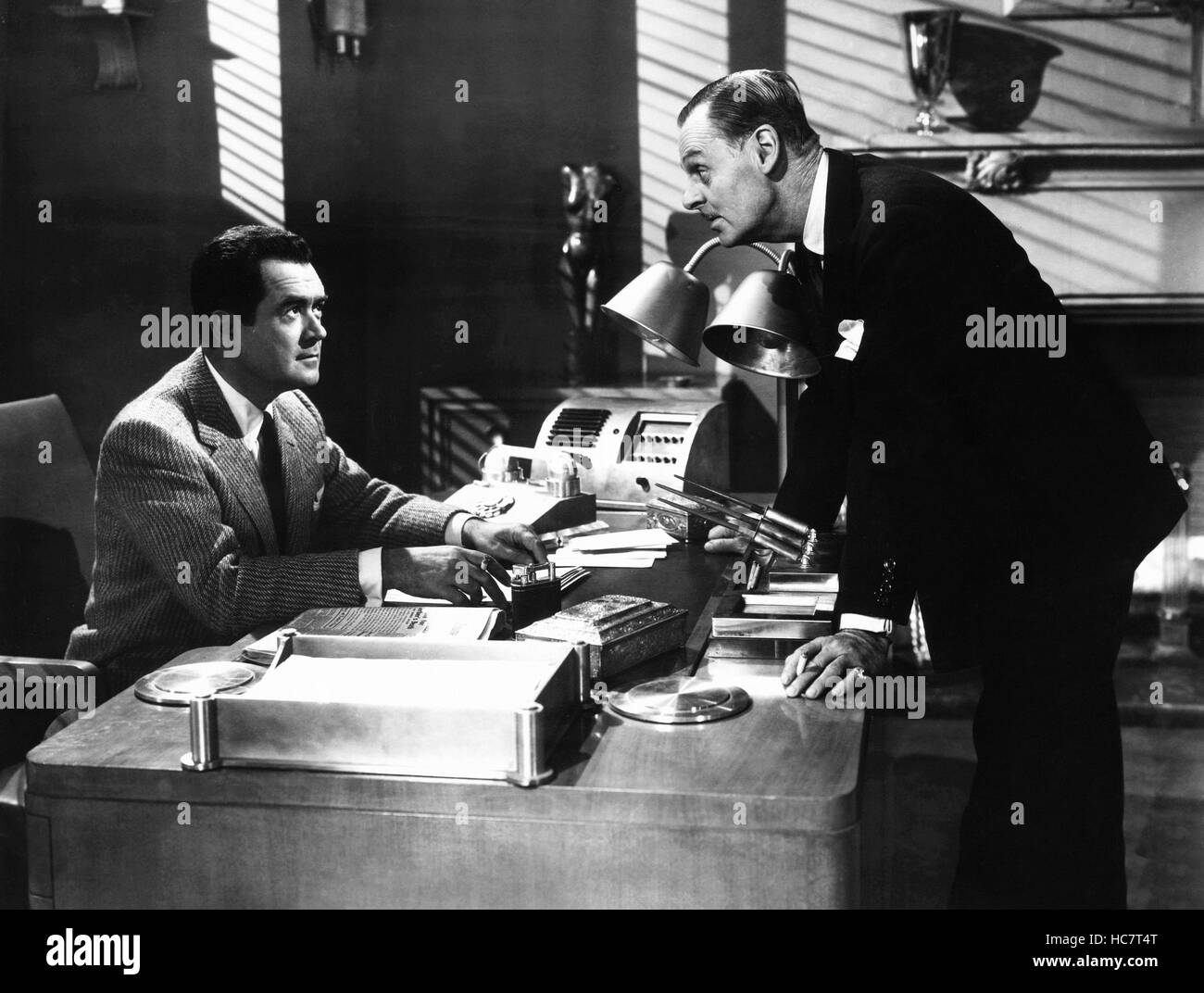 THE SYSTEM, from left: Frank Lovejoy, Jerome Cowan, 1953 Stock Photo - Alamy