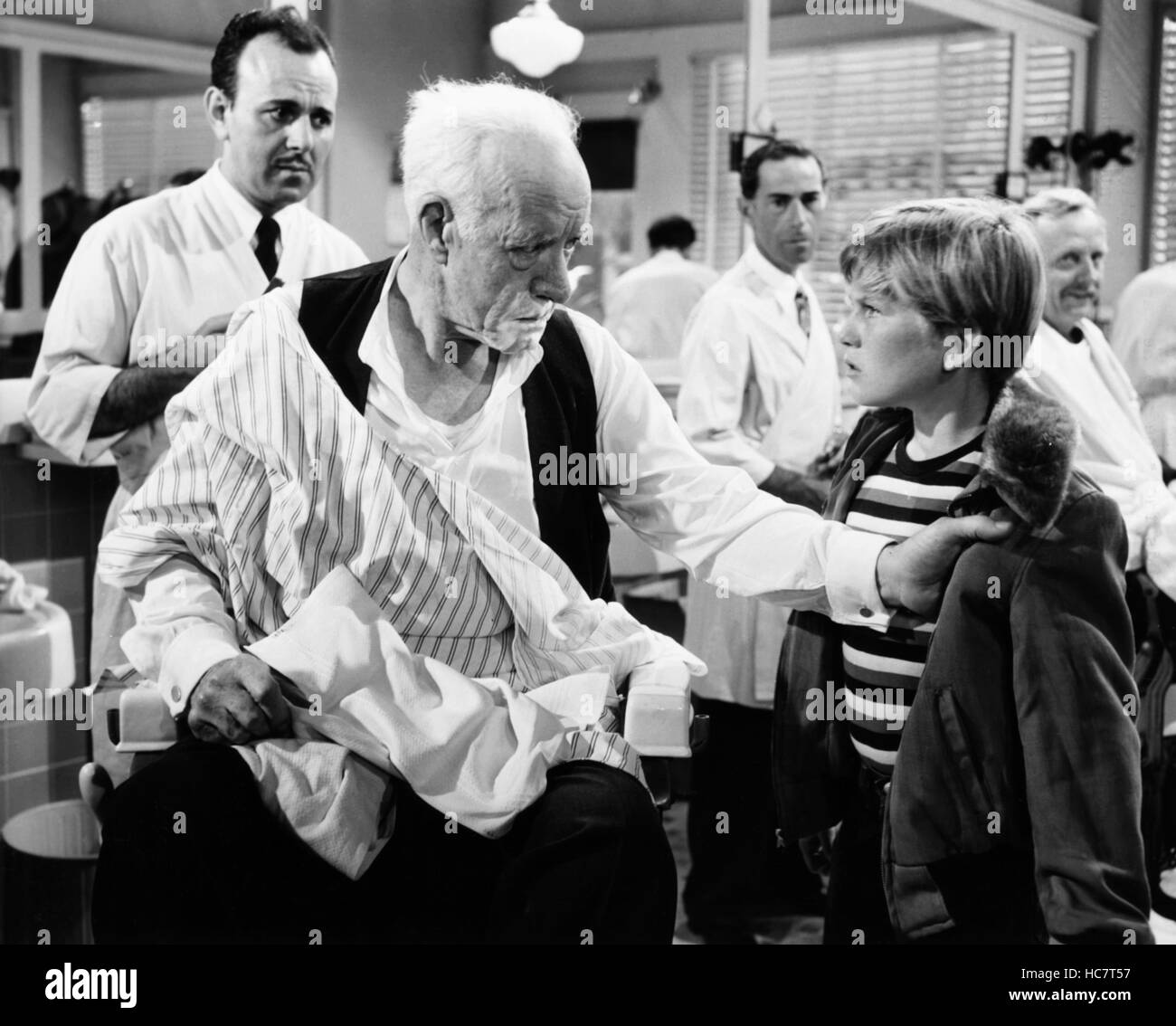 TALK ABOUT A STRANGER, from left, Cosmo Sardo, Lewis Stone, Billy Gray ...