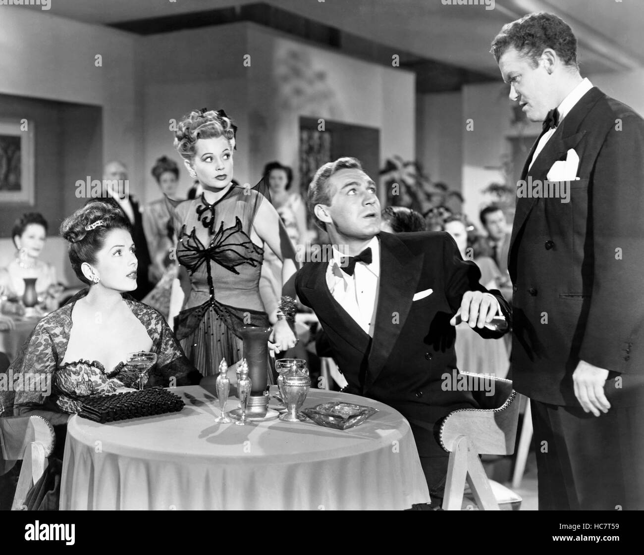 TALK ABOUT A LADY, from left, Paula Raymond, Jinx Falkenburg, Forrest ...