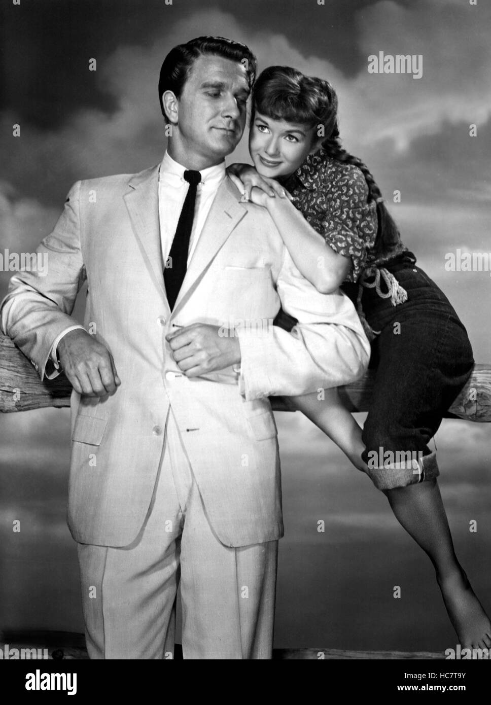 TAMMY AND THE BACHELOR, Leslie Nielsen, Debbie Reynolds, 1957 Stock ...