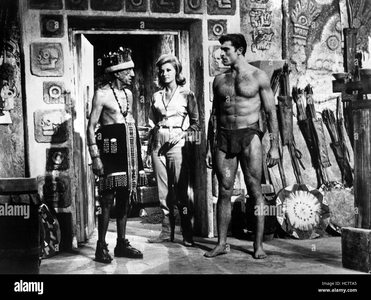 TARZAN AND THE VALLEY OF GOLD, Nancy Kovack, Mike Henry, 1966 Stock ...