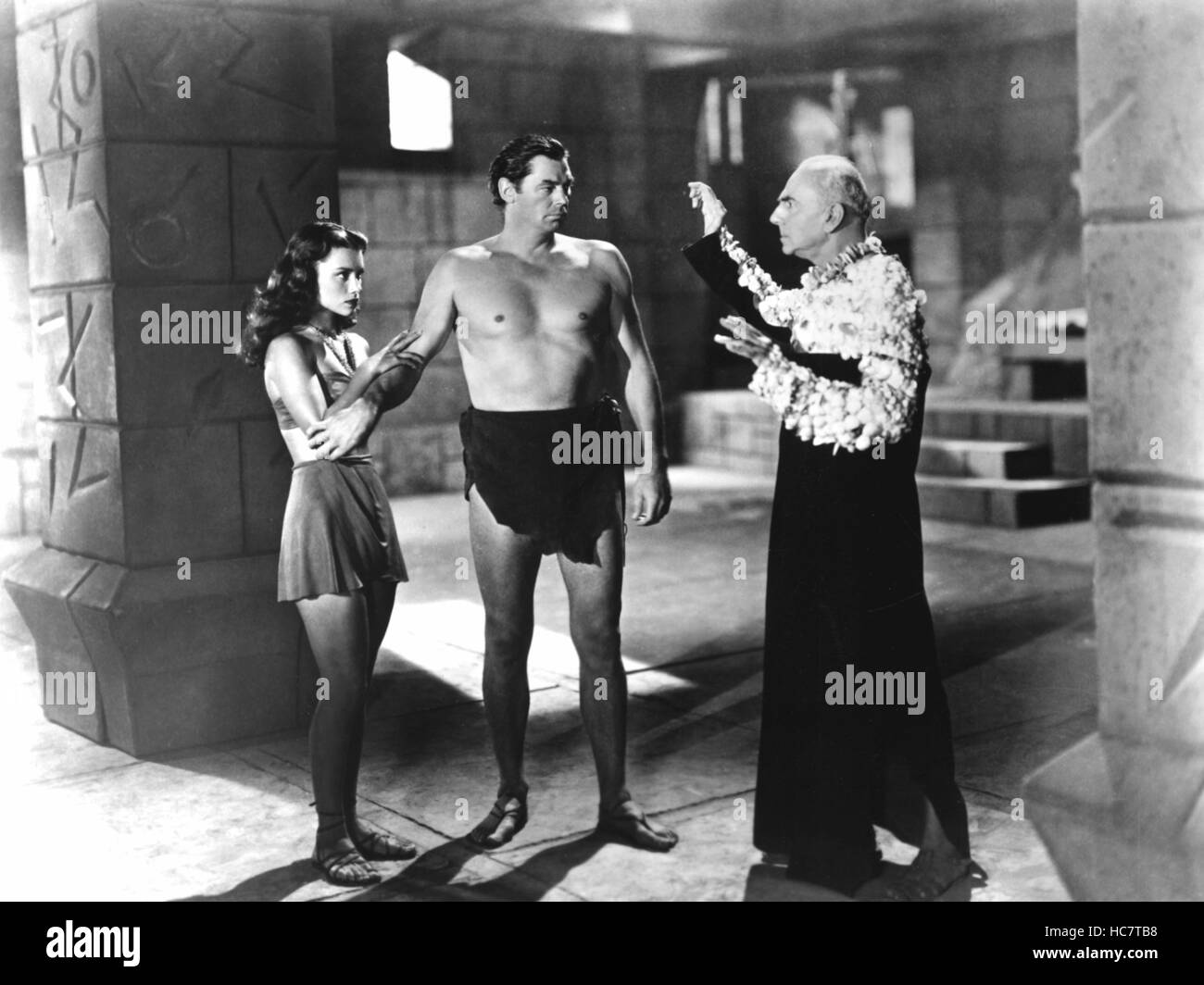 TARZAN AND THE MERMAIDS, Linda Christian, Johnny Weissmuller, George ...