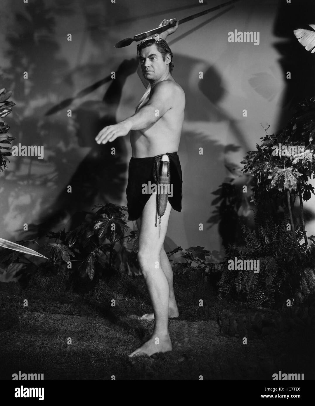 TARZAN AND THE HUNTRESS, Johnny Weissmuller, 1947 Stock Photo - Alamy