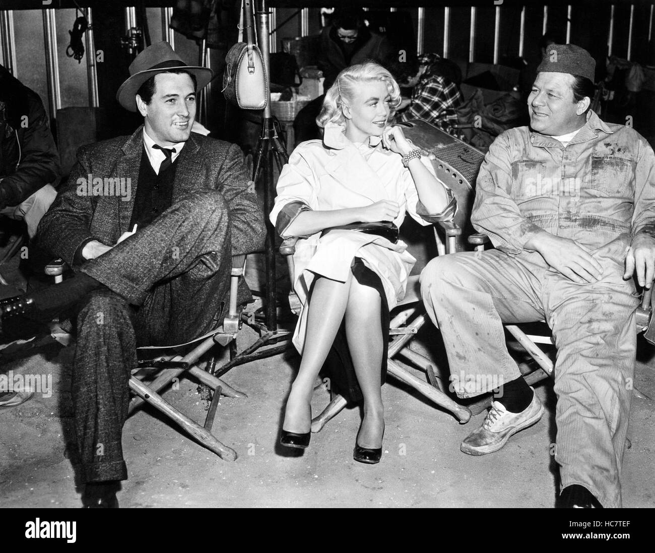 THE TARNISHED ANGELS, from left, Rock Hudson, Dorothy Malone, Jack ...