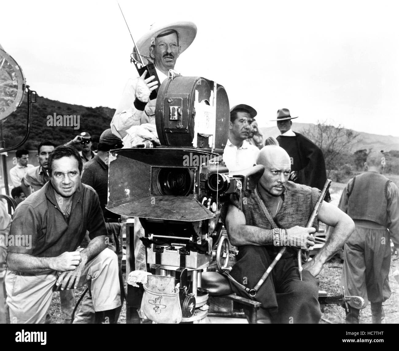 TARAS BULBA, from left, producer Harold Hecht, cinematographer Joseph ...