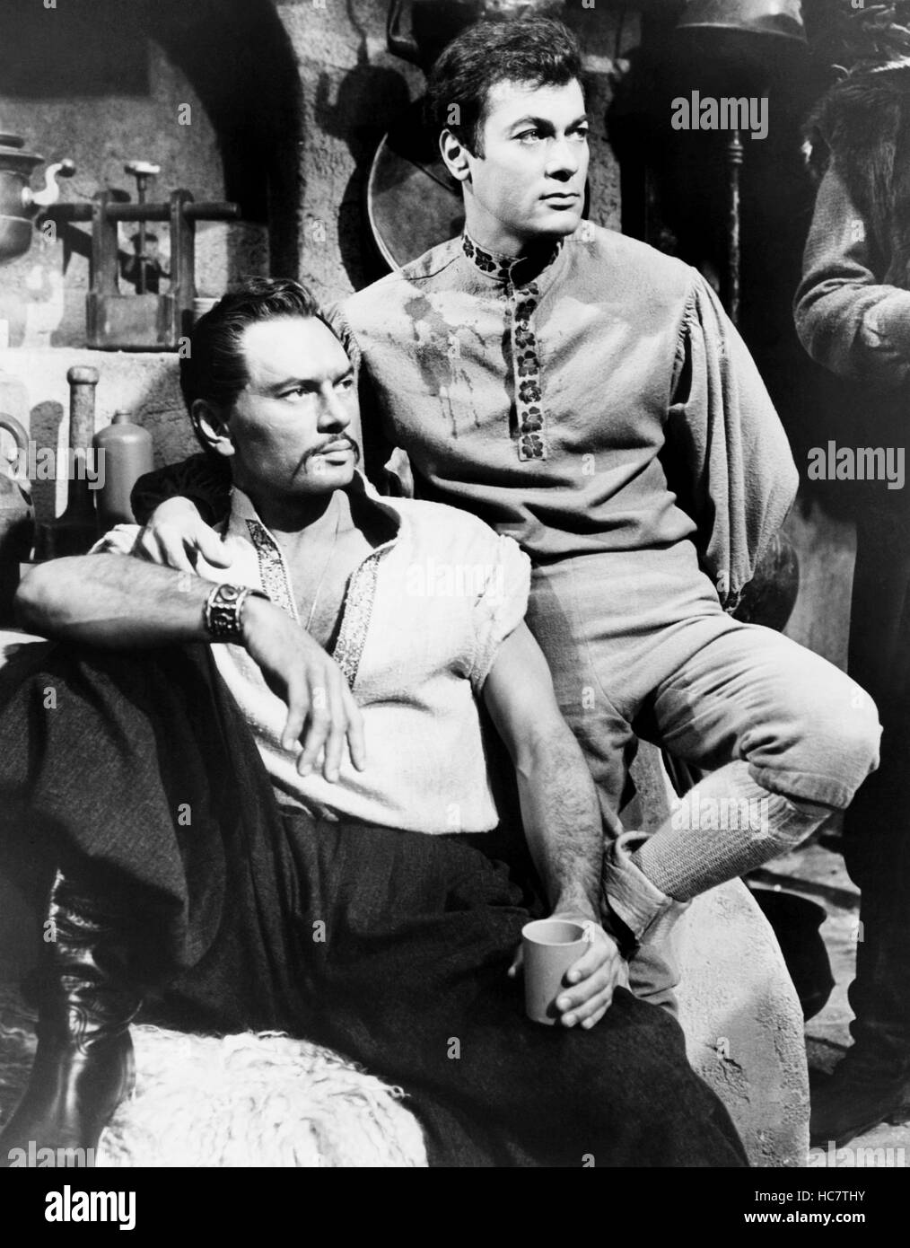 TARAS BULBA, from left, Yul Brynner, Tony Curtis, 1962 Stock Photo - Alamy