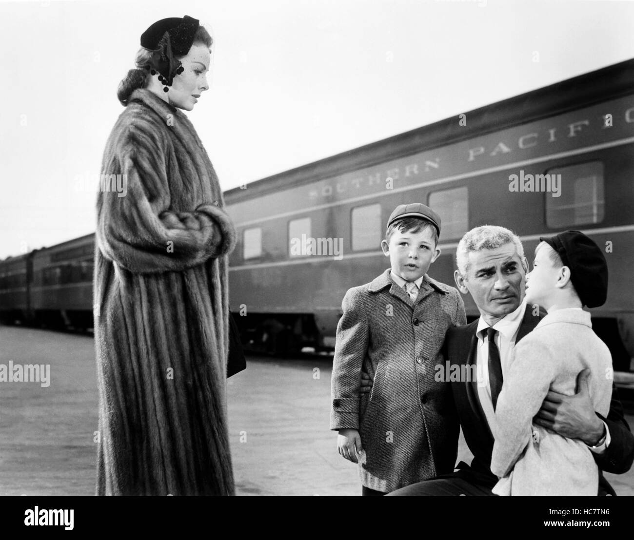 THE TATTERED DRESS, from left, Jeanne Crain, Todd Ferrell, Jeff ...