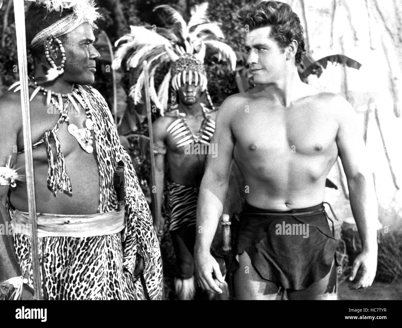 TARZAN'S HIDDEN JUNGLE, Rex Ingram, Gordon Scott, 1955 Stock Photo - Alamy