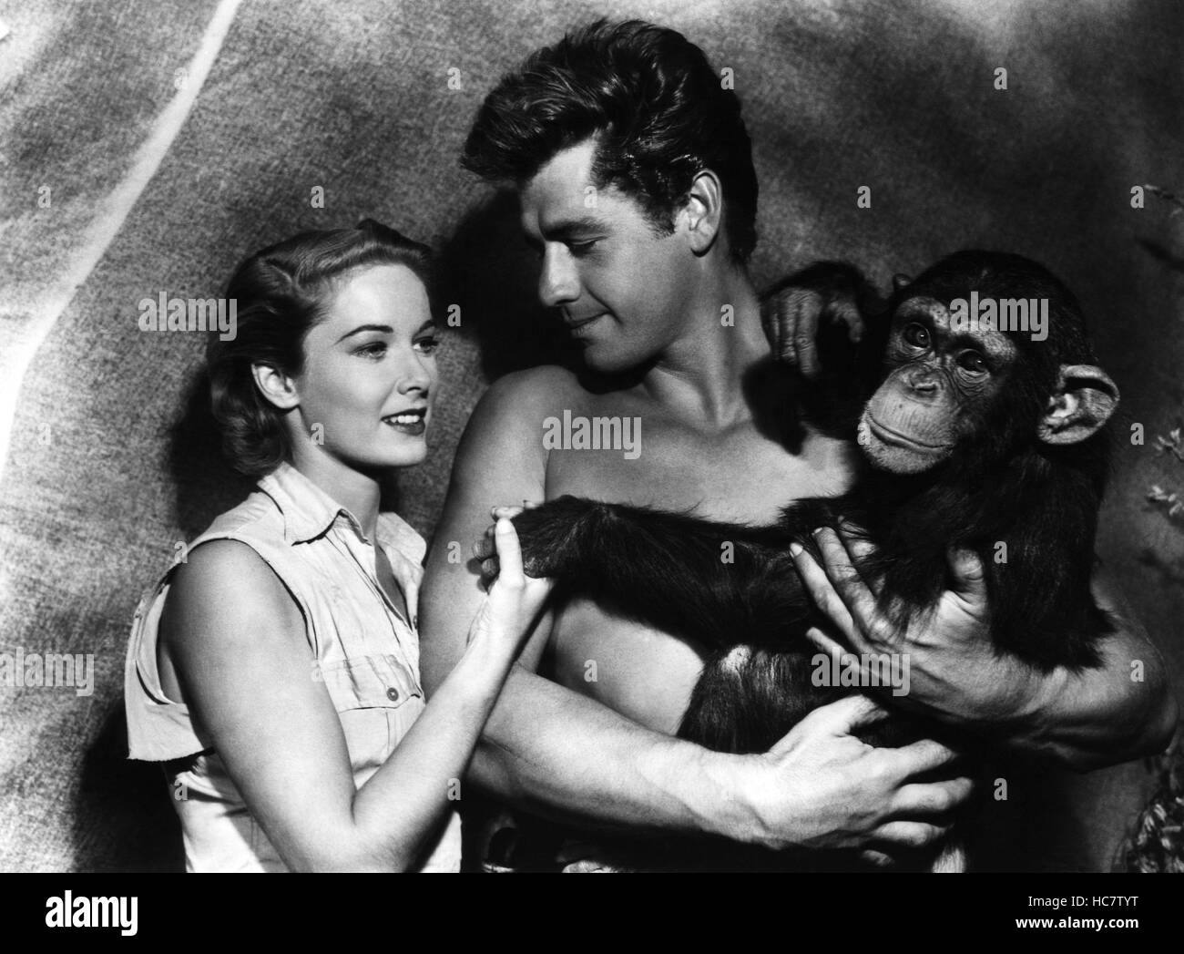 TARZAN'S HIDDEN JUNGLE, Vera Miles, Gordon Scott, 1955 Stock Photo - Alamy