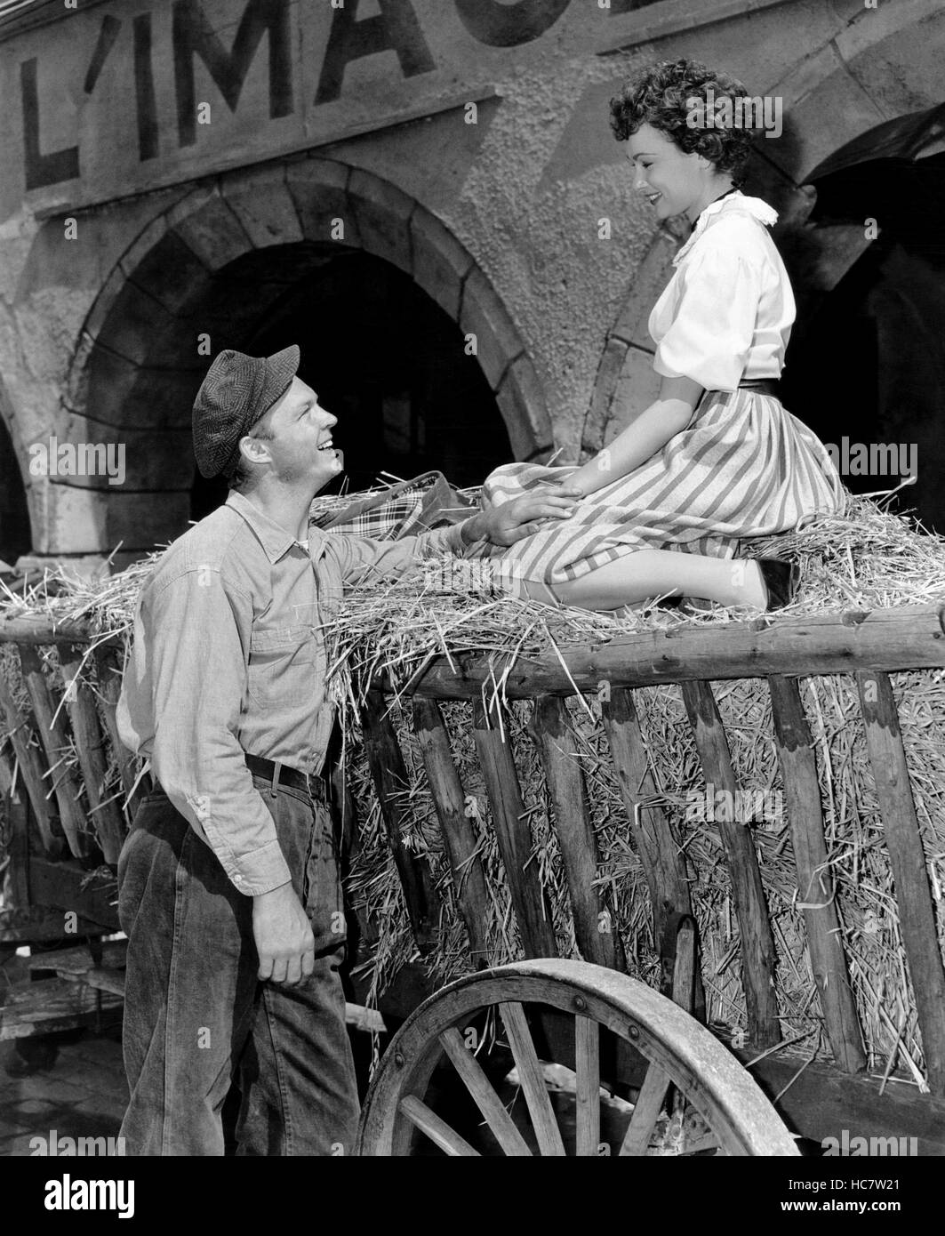 TARGET UNKNOWN, from left, Alex Nicol, Suzanne Dalbert, 1951 Stock ...