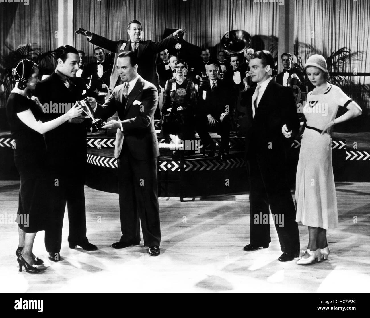 TAXI, front from left: Audrey Ferris, George Raft, Russ Powell, James ...