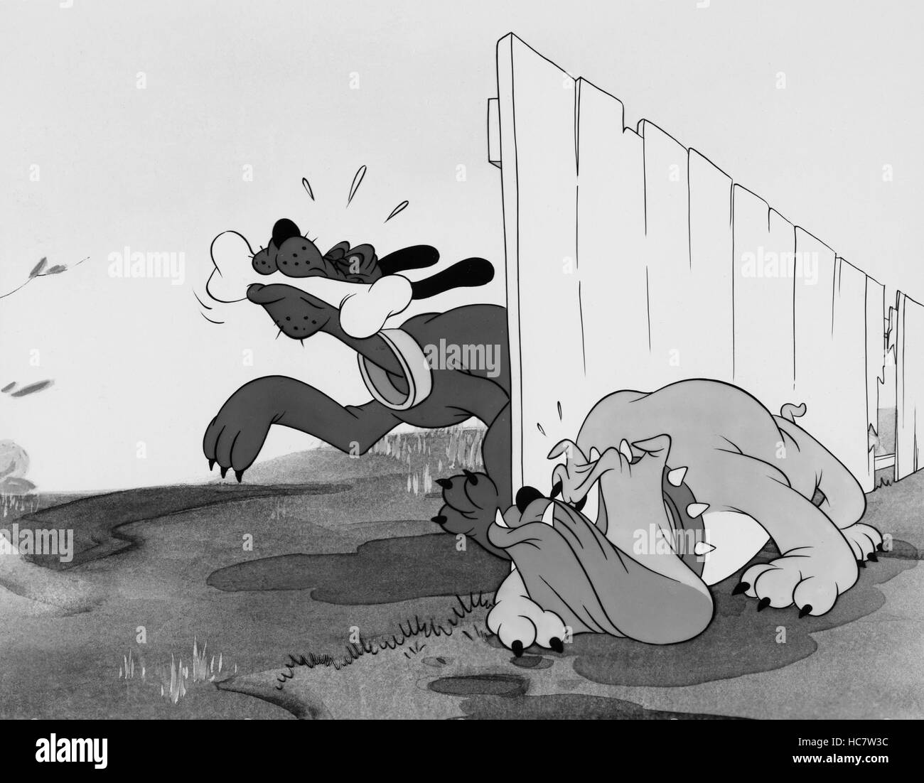 T-BONE FOR TWO, Pluto, Butch the bulldog, 1942 Stock Photo - Alamy