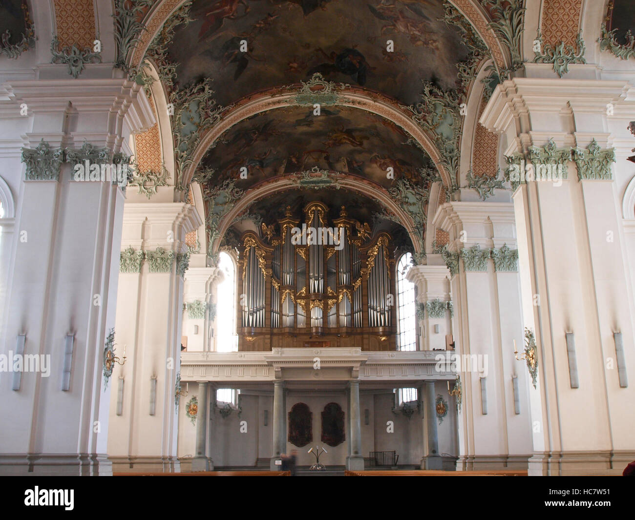 St. Gallen, Switzerland - November 30, 2016: Abbey of St. Gall. The ...