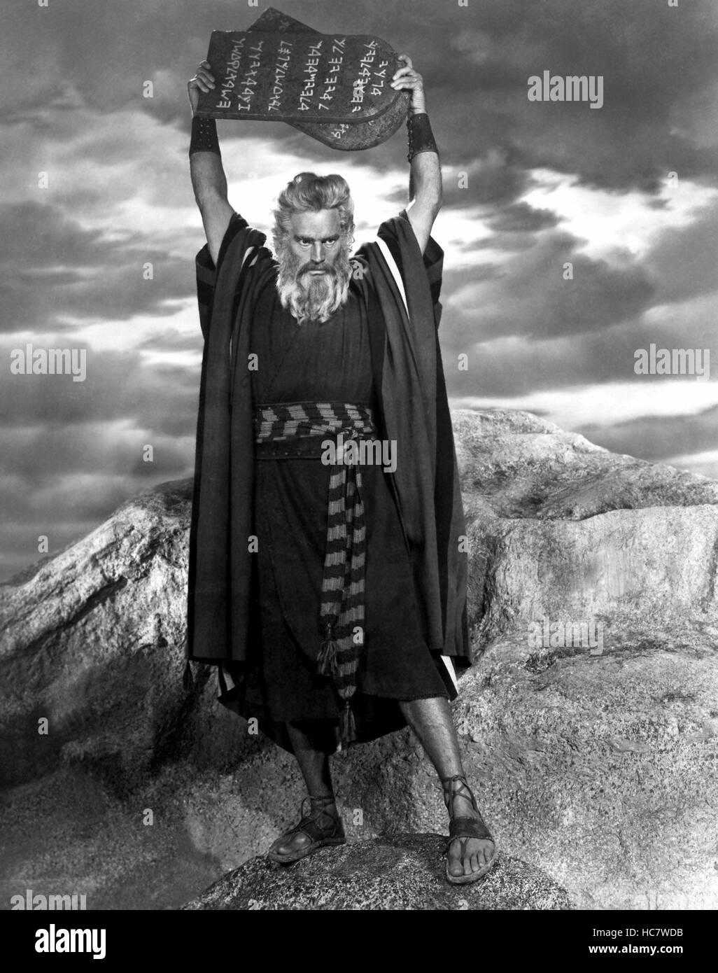 THE TEN COMMANDMENTS, Charlton Heston, 1956 Stock Photo - Alamy